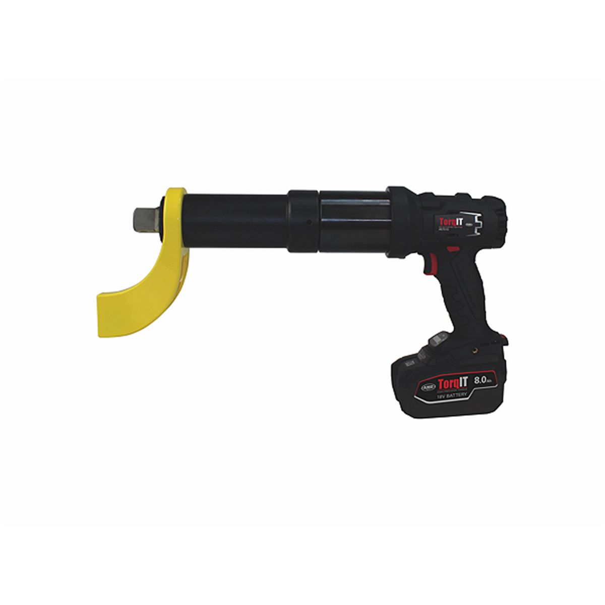 AME Battery-Powered Torque Wrench Kit 1,000 ft-lbs, 1″ Drive + 6″ Nose ...