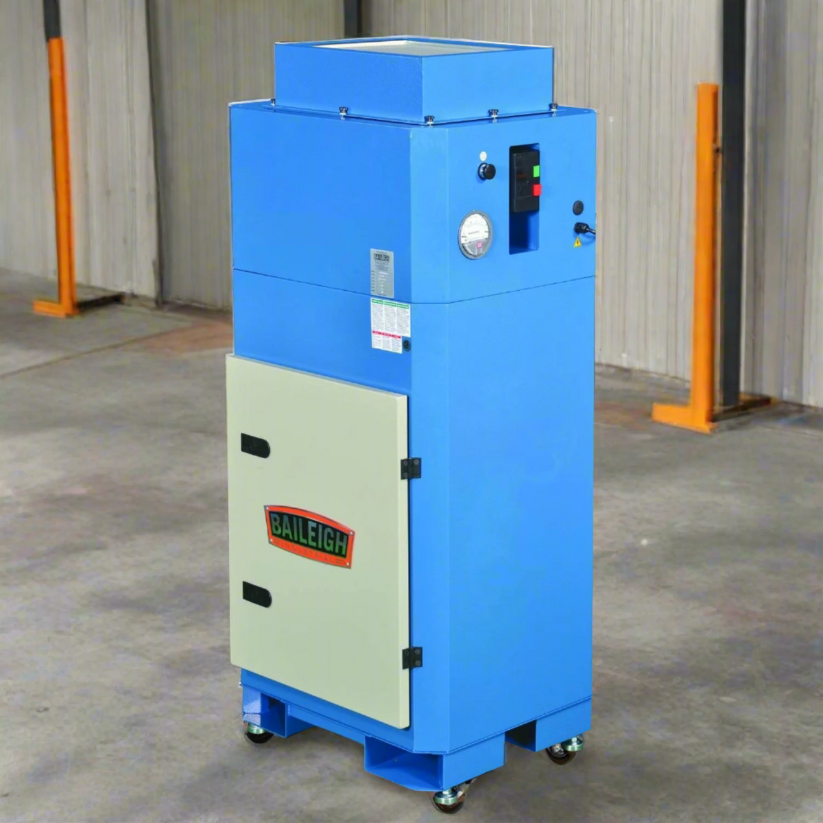 Metal Dust Collector | Heavy Duty | Baileigh Industrial BA9-1017633 ...