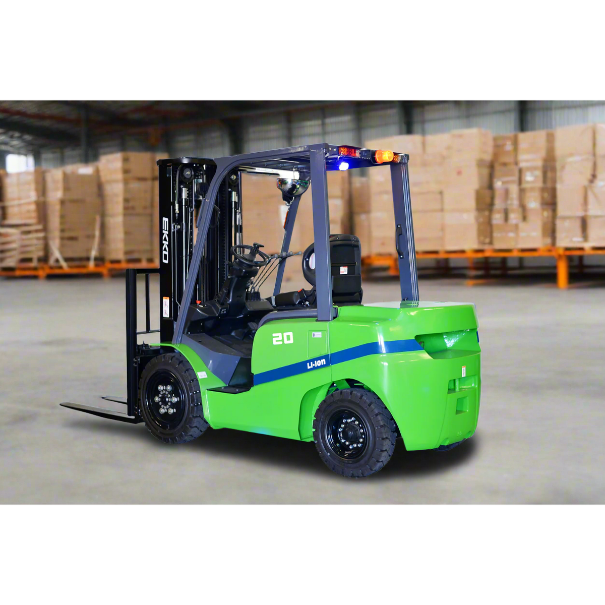 4 Wheel Electric Forklift | 4000 lbs Capacity | Raised Height 185 ...