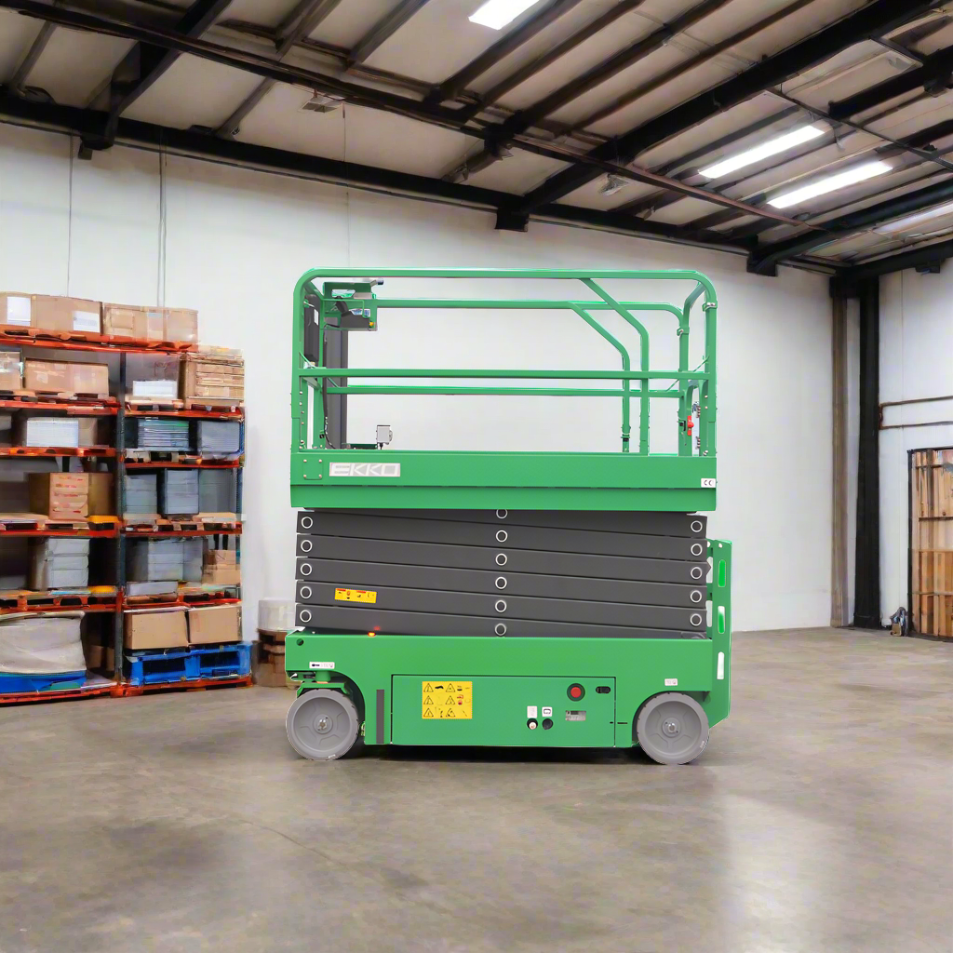 Scissor Lift | 700 lbs Capacity | Lift Height 32.8' (394") | EKKO ES10 ...