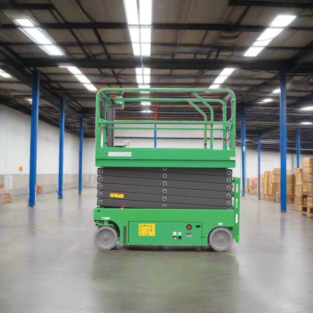 Scissor Lift | 700 lbs Capacity | Lift Height 39' (468") | EKKO ES120E ...