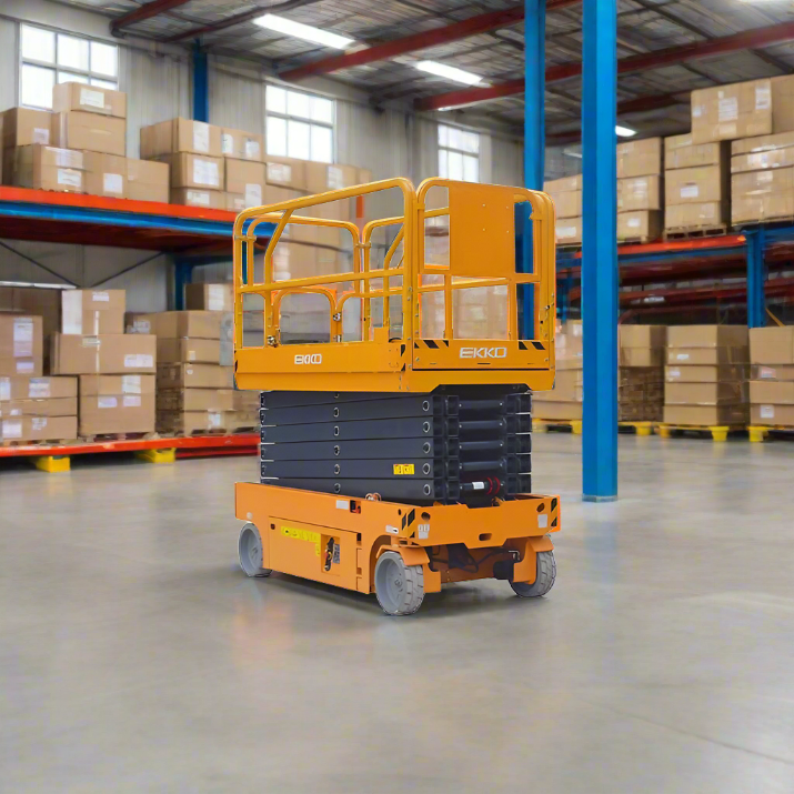 Scissor Lift | 990 lbs Capacity | Lift Height 26' (315") | EKKO ES80E ...