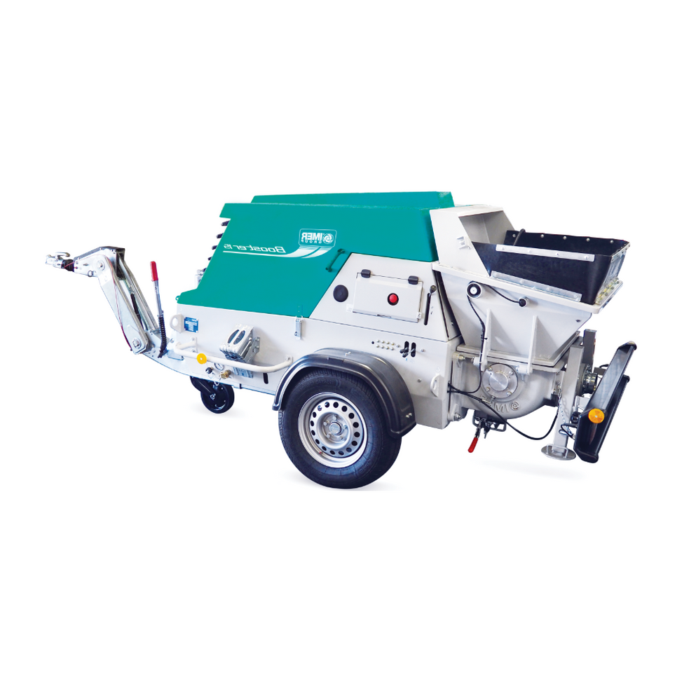Concrete Pump | 28 HP | Hydraulic Control | Imer Booster 20 1106126 ...