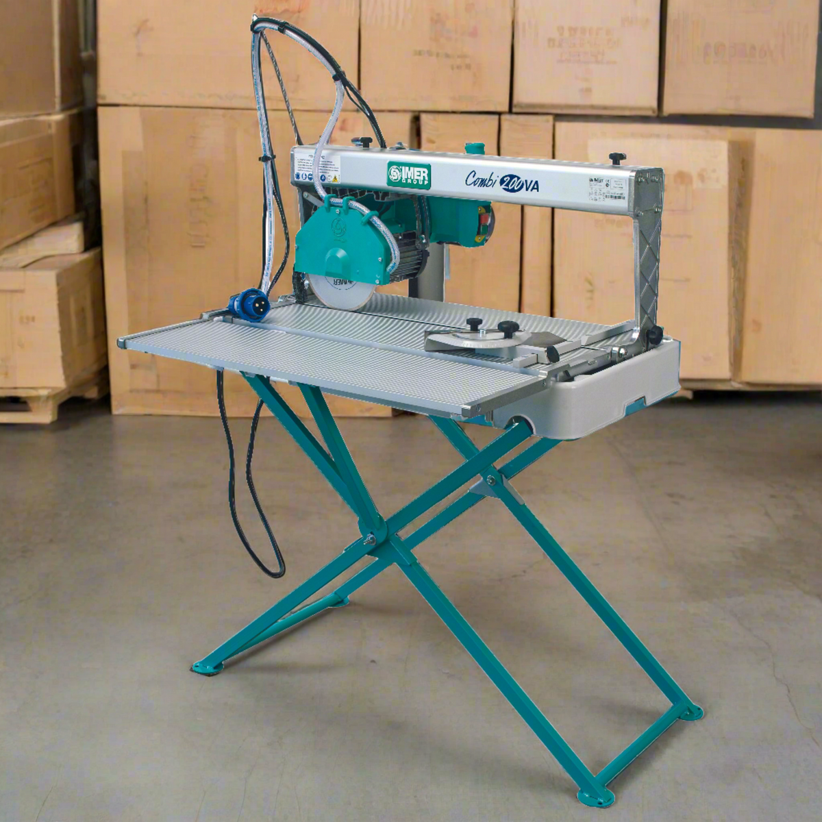Portable Tile Saw | 8'' Blade | 1.75 HP | IMER Combicut 200 VA 1188084 ...