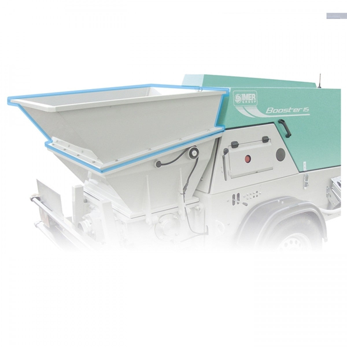 IMER Steel Hopper Extension Kit (17 cu ft) 1107197 — Prime Industrial USA