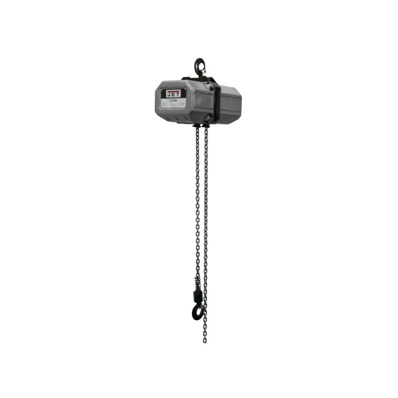 Chain Hoist | 1/2 Ton | Electric | 10' Lift | 3PH | JET JT9-123100 ...