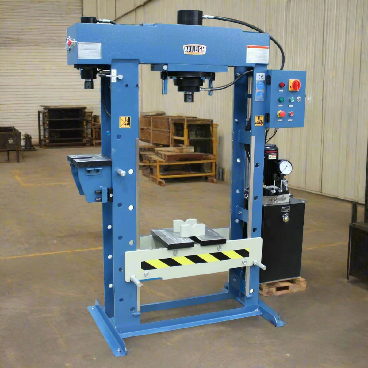 Hydraulic Press | 30 Ton Cap.| Baileigh Industrial BA9-1019289 — Prime ...