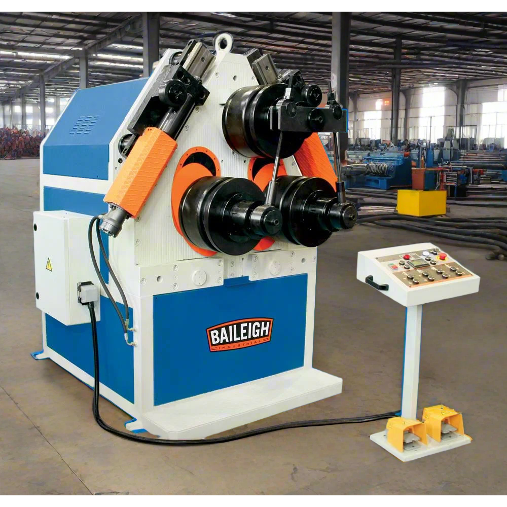 Hydraulic Roll Bender | 220V | 3Phase | Baileigh Industrial BA9-100683 ...
