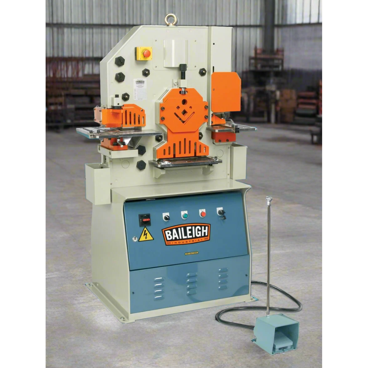 Hydraulic Ironworker | 50 Ton | Baileigh Industrial BA9-1007789 — Prime ...