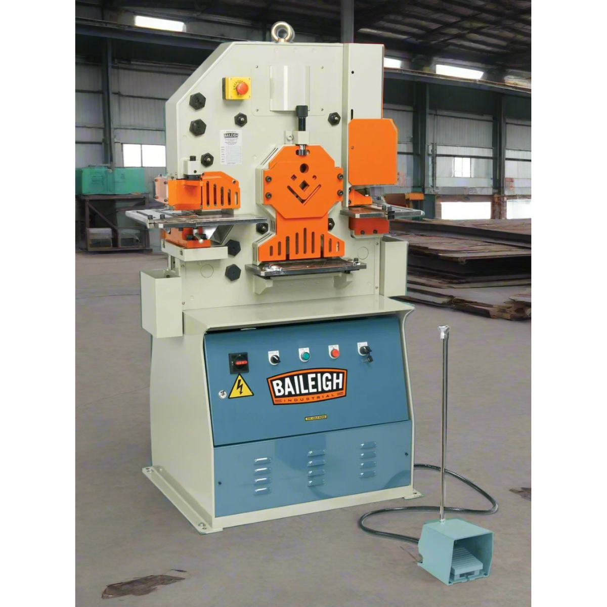 Hydraulic Ironworker | 50 Ton | Baileigh Industrial BA9-1007792 — Prime ...