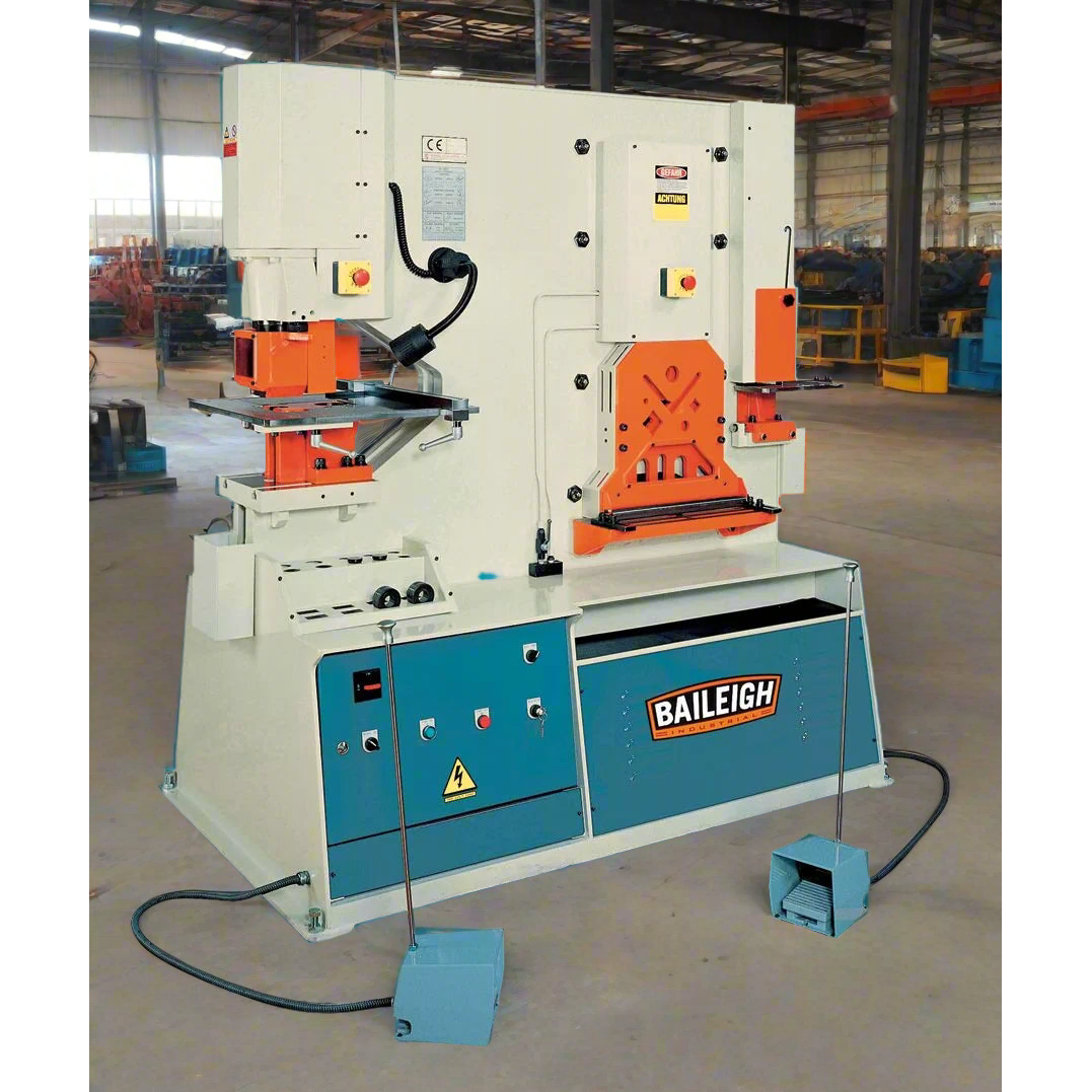 Hydraulic Ironworker | 95 Ton | Baileigh Industrial BA9-1007865 — Prime ...