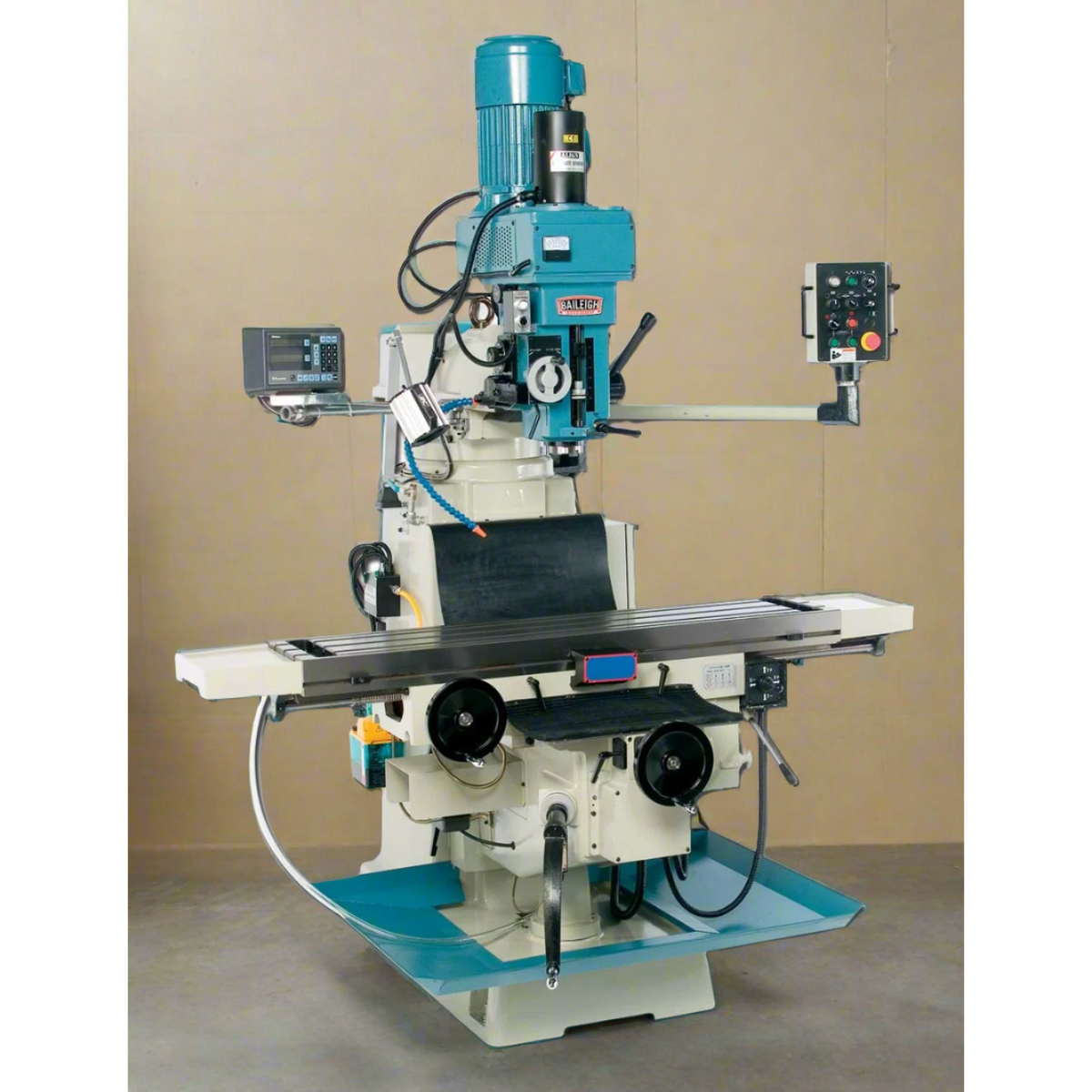 Vertical Knee Mill | 12" x 58" Table | Baileigh Industrial BA9-1008169 ...