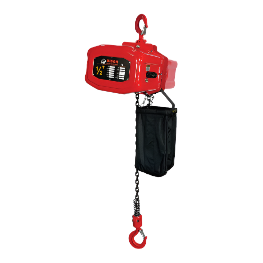 Chain Hoist | 1/2 Ton | Single Phase | Electric | Bison Lifting HH-B05 ...