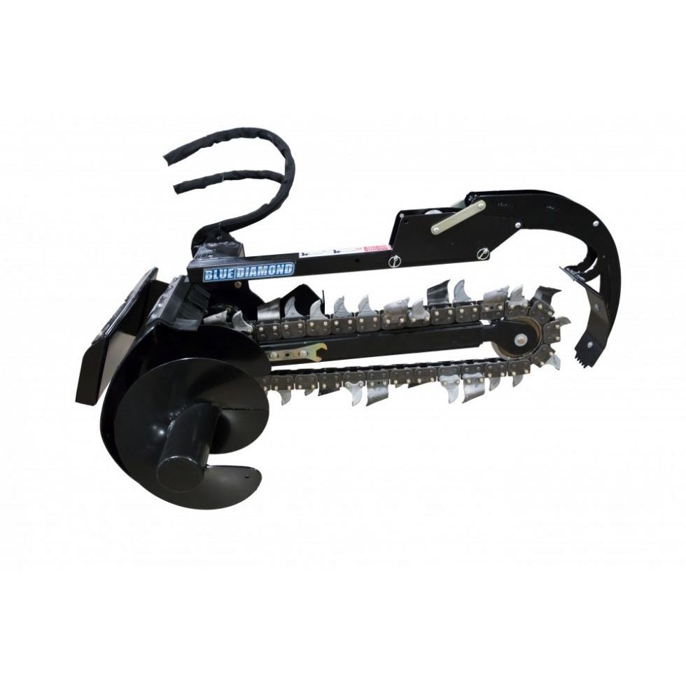 Blue Diamond 36'' Depth, 8'' Combo Chain Mini Trencher Attachment – Co ...
