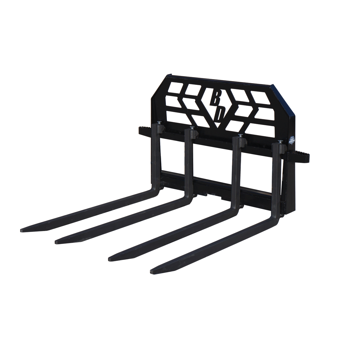 Pallet Fork | 4000 lbs Capacity | With Steps | Blue Diamond Attachment ...