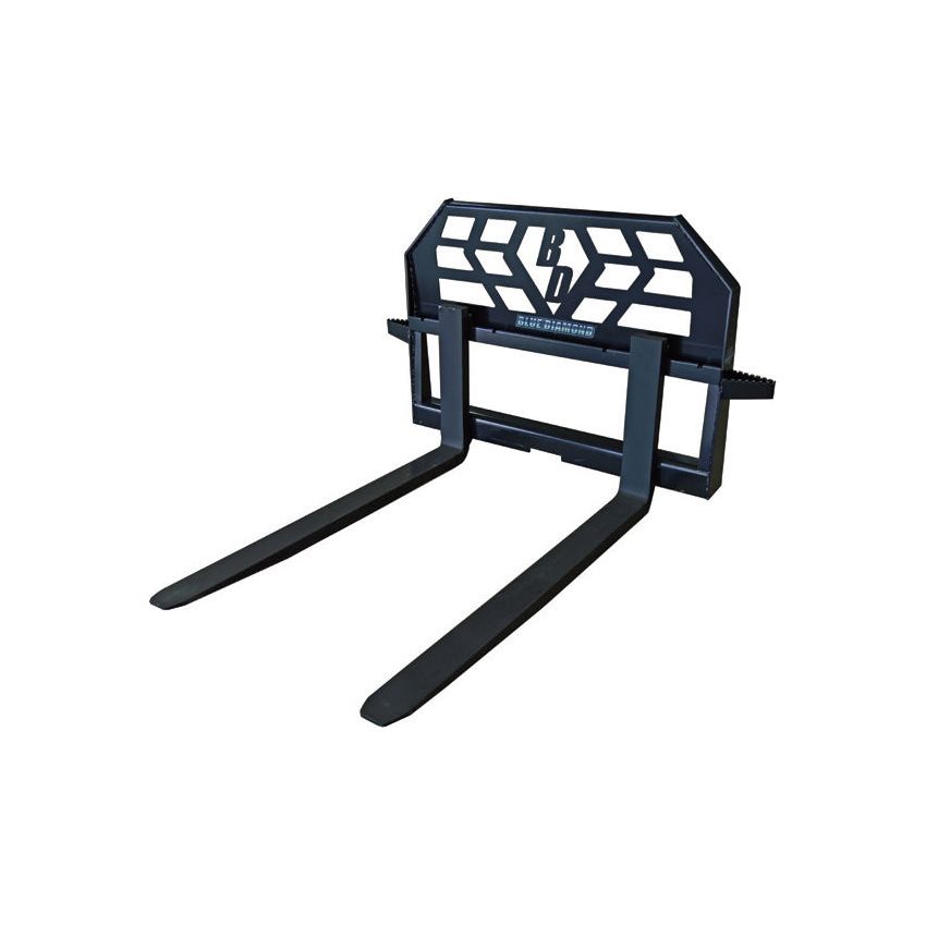 Pallet Fork | 4000 lbs Capacity | Standard Duty with Steps | Blue Diam ...