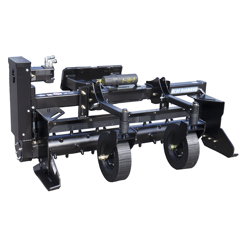 Power Rake | 48'' | Blue Diamond Attachments — Prime Industrial USA