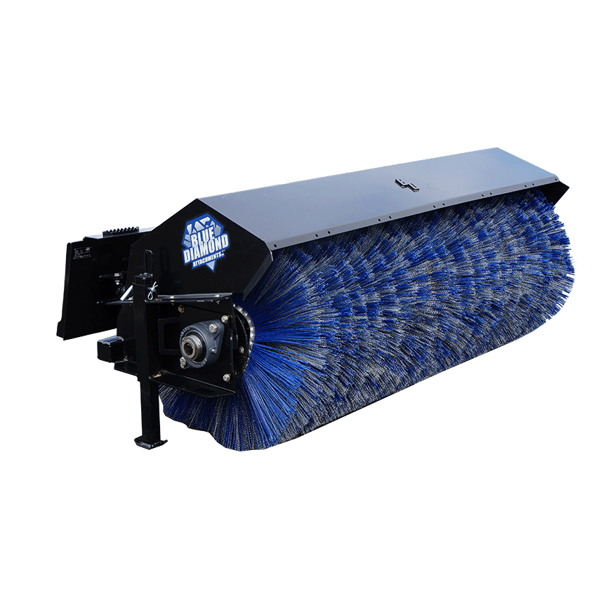 Angle Broom | 60'' | Severe Duty | Blue Diamond Attachments — Prime ...