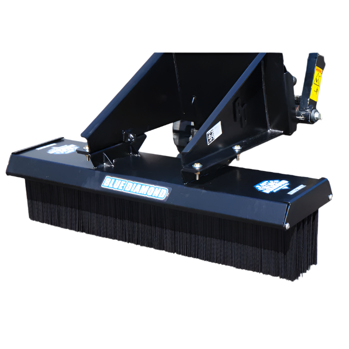 Mini Push Broom | 60'' | Light Duty | Blue Diamond Attachments — Prime ...