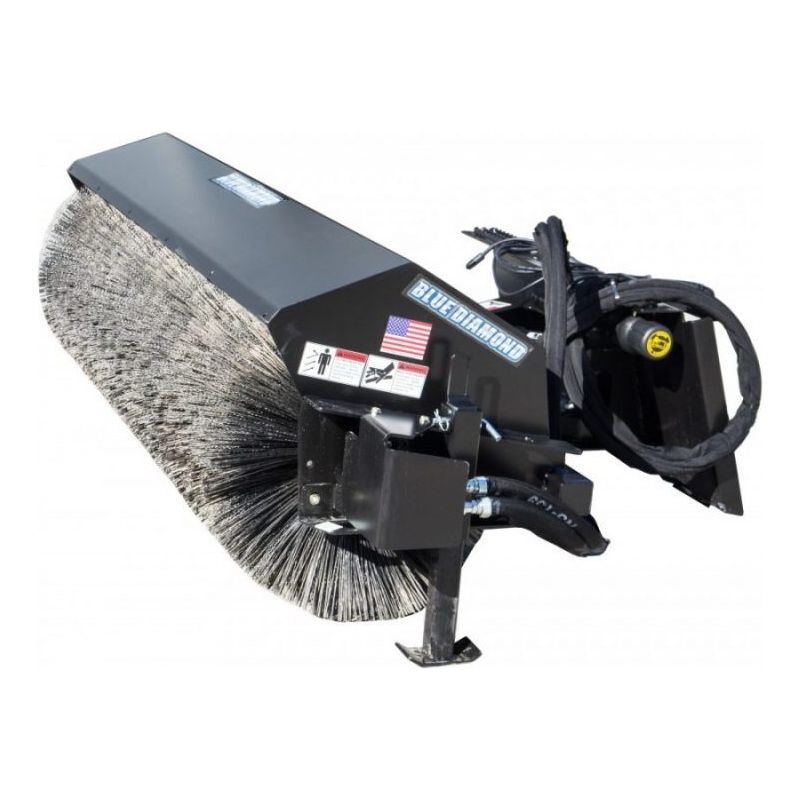 Angle Broom | 72'' | Heavy Duty | Blue Diamond Attachments — Prime ...