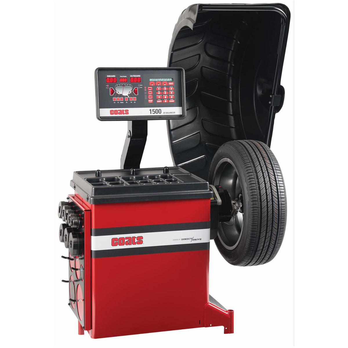 COATS 1500-3D Direct Drive Wheel Balancer 3-Phase | 3D Digital Precisi ...