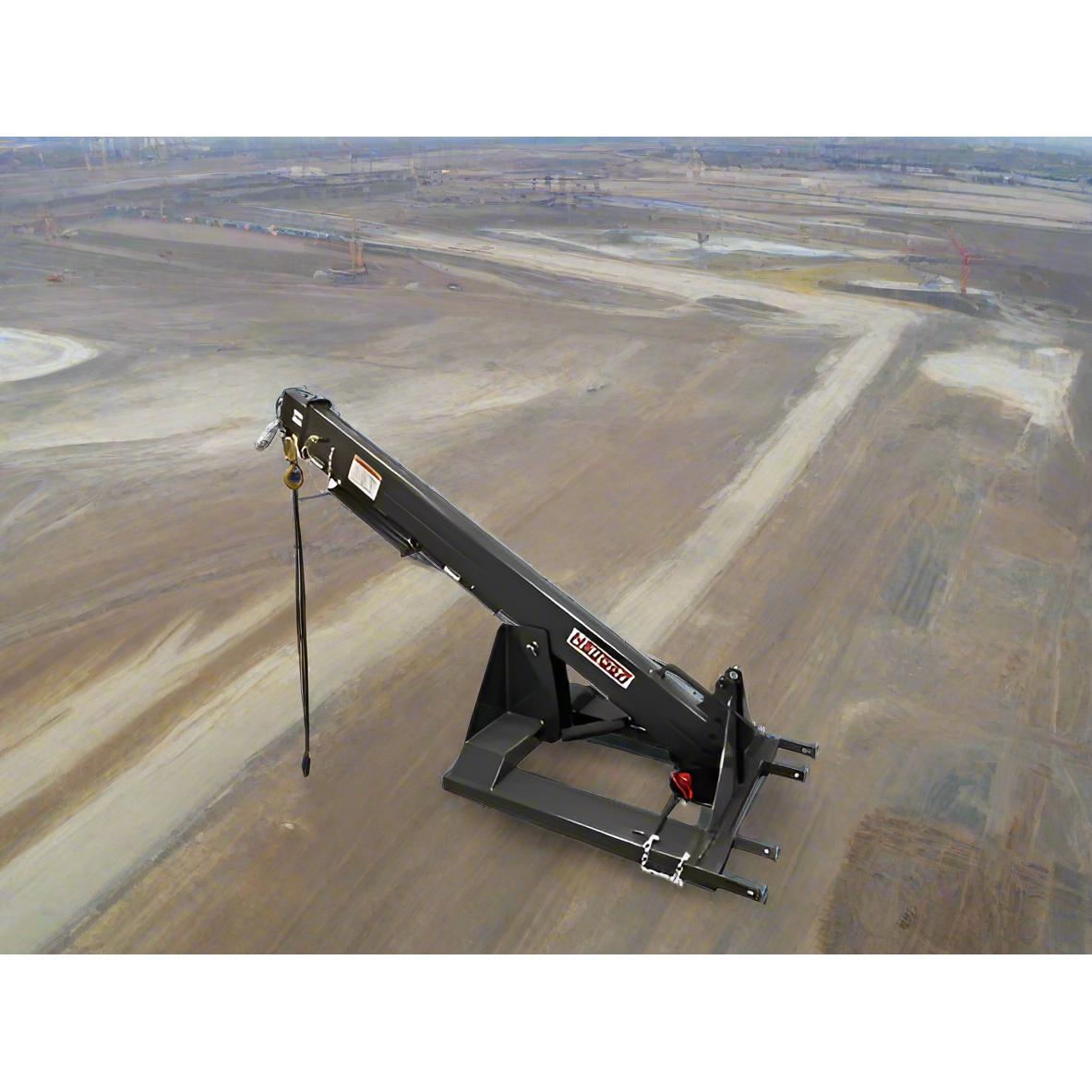 Telescoping Pivoting Adjustable Jib | 2050 lbs Cap. | Haugen Attachmen ...