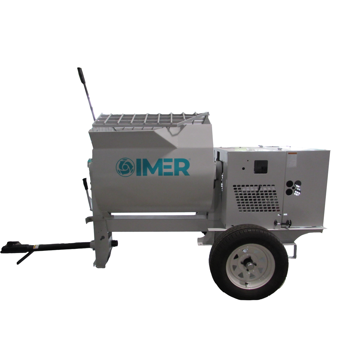 Horizontal Shaft Mortar Mixer | 12 cu ft Steel Drum | IMER HSM 12 - 11 ...