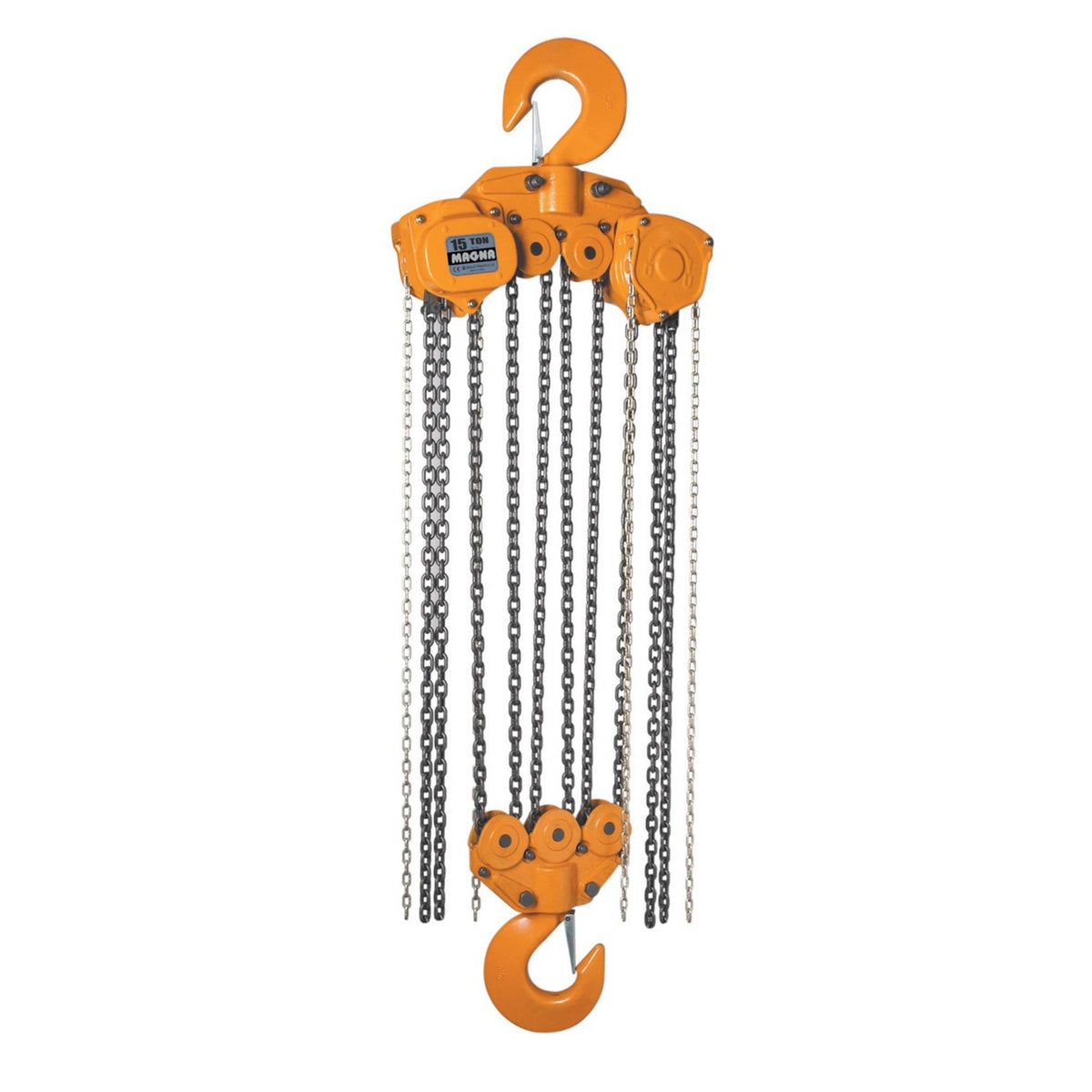 Magna Lifting Products CH1500 15 Ton Hand Chain Hoist | 10–20 ft Lift ...
