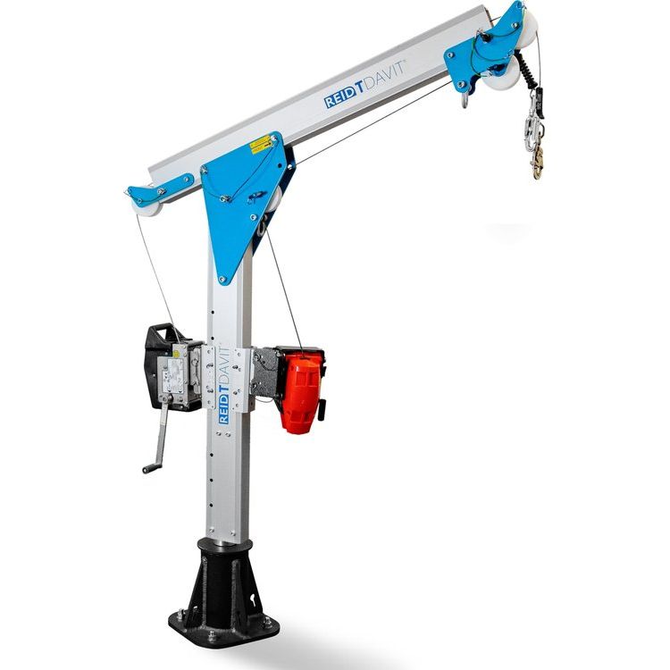 T-Davit Type Double Winched | Column Option 4 Beam Option 0 | Reid Lif ...