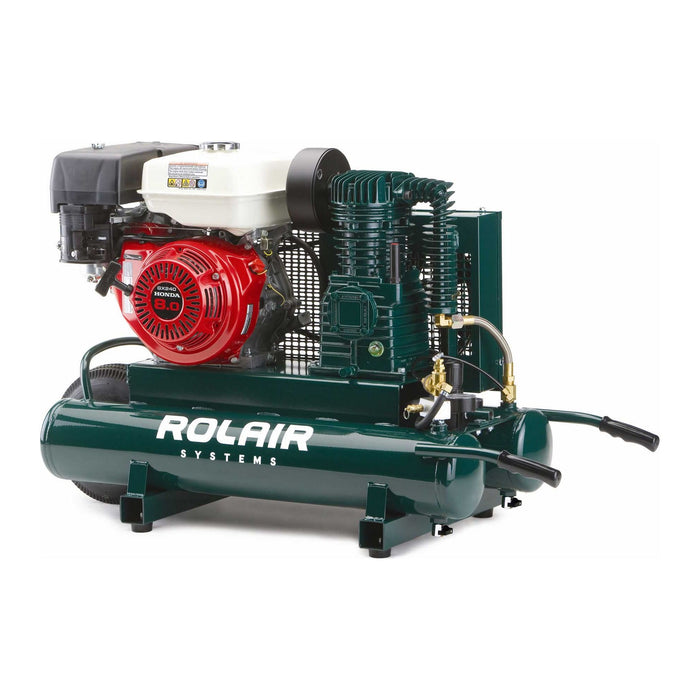 Gas Powered Wheeled Air Compressor | 9HP | Rolair Systems 1040HK18 ...