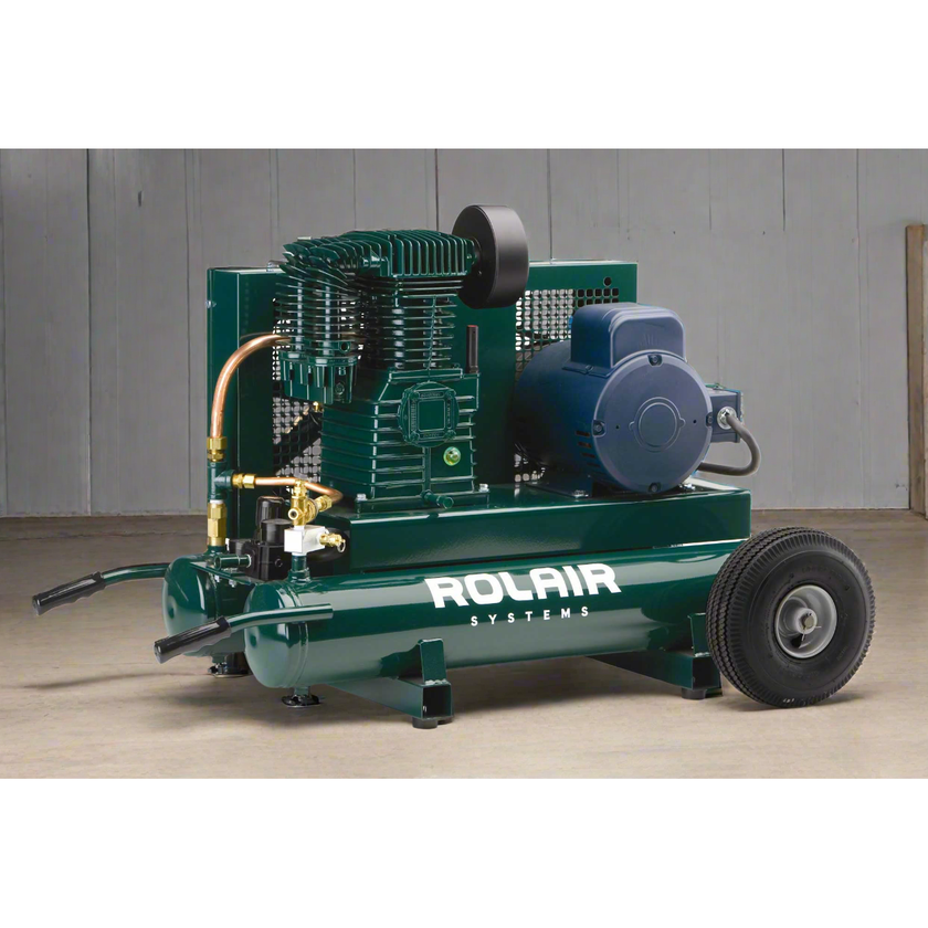 Wheeled Electric Air Compressor | 3HP | Rolair Systems 3230K24CS ...