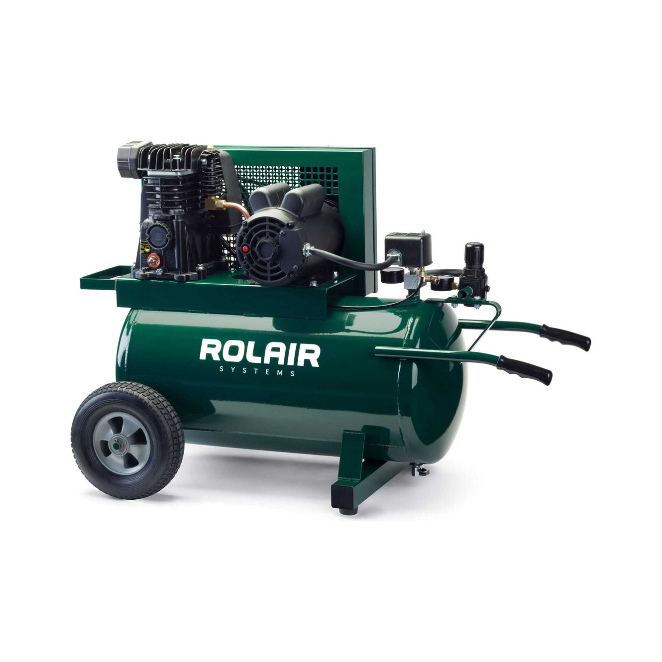 Wheeled Electric Air Compressor | 1.5HP | Rolair Systems 5520MK103A ...