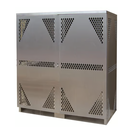 LP Cylinder Storage Cabinet | 10 to 20, 20 or 33 lb | Aluminum | Secur ...