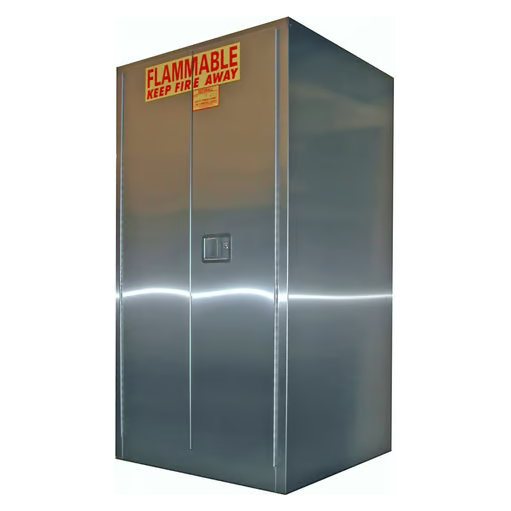 Flammable Liquid Storage Cabinet | 60 Gallon | 2 Door | Stainless Stee ...