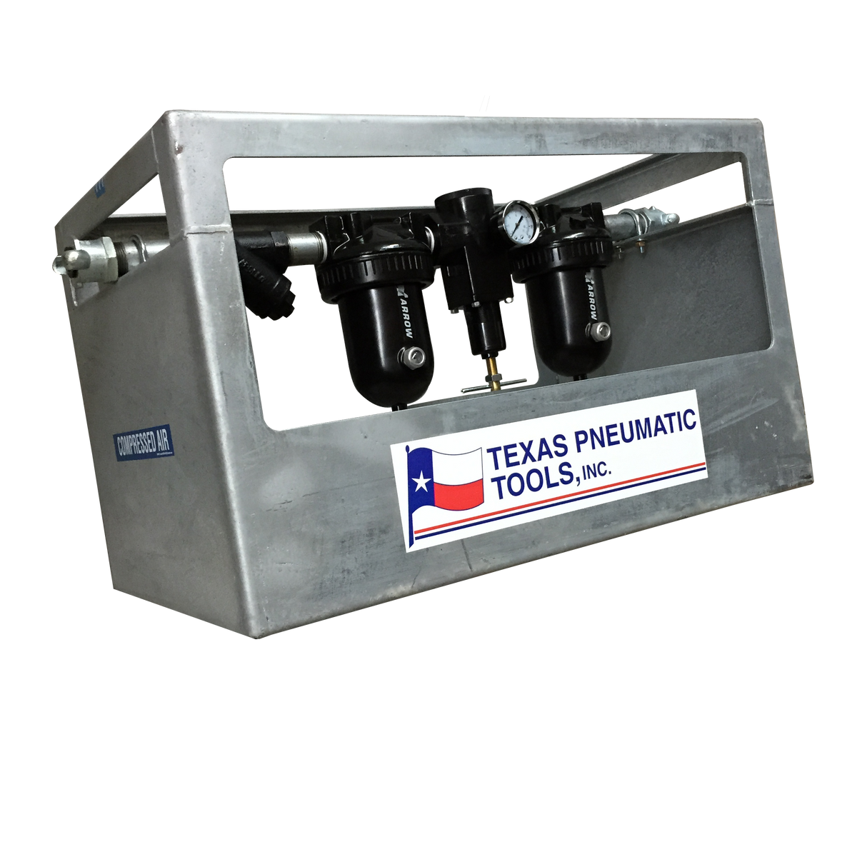 FRL System with Galvanized Cage | 1/2" | Texas Pneumatic Tools TX1/2MF ...