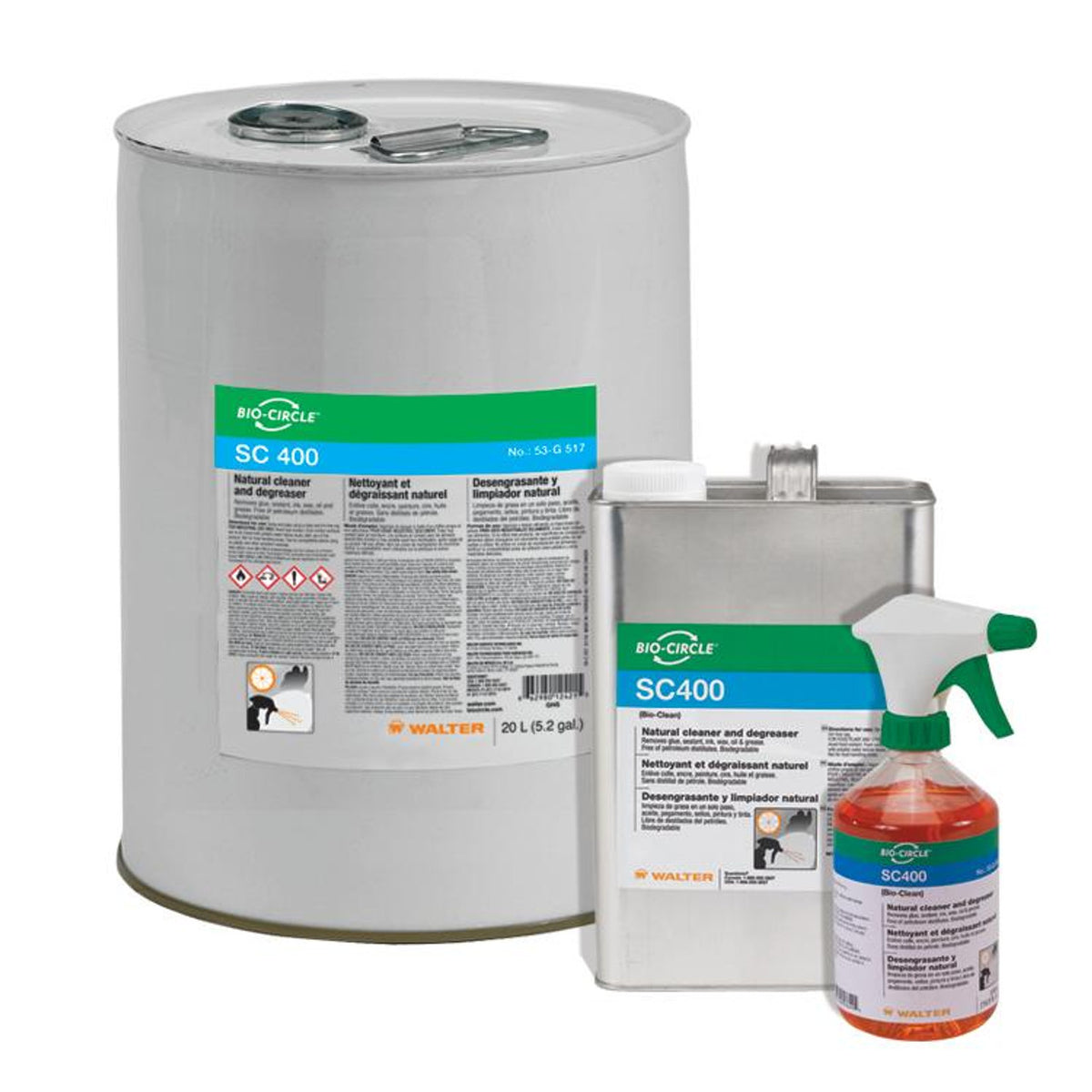 Citrus Degreaser | 200L | Walter SC 400 53G518 — Prime Industrial USA