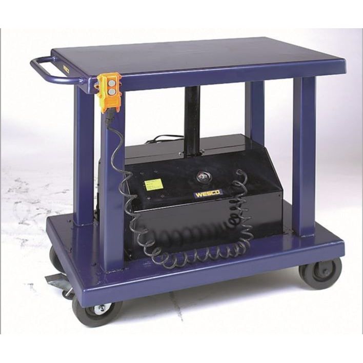 Wesco Powered Lift Table – 2,000 lb Capacity, 24″×36″ Platform | Model ...
